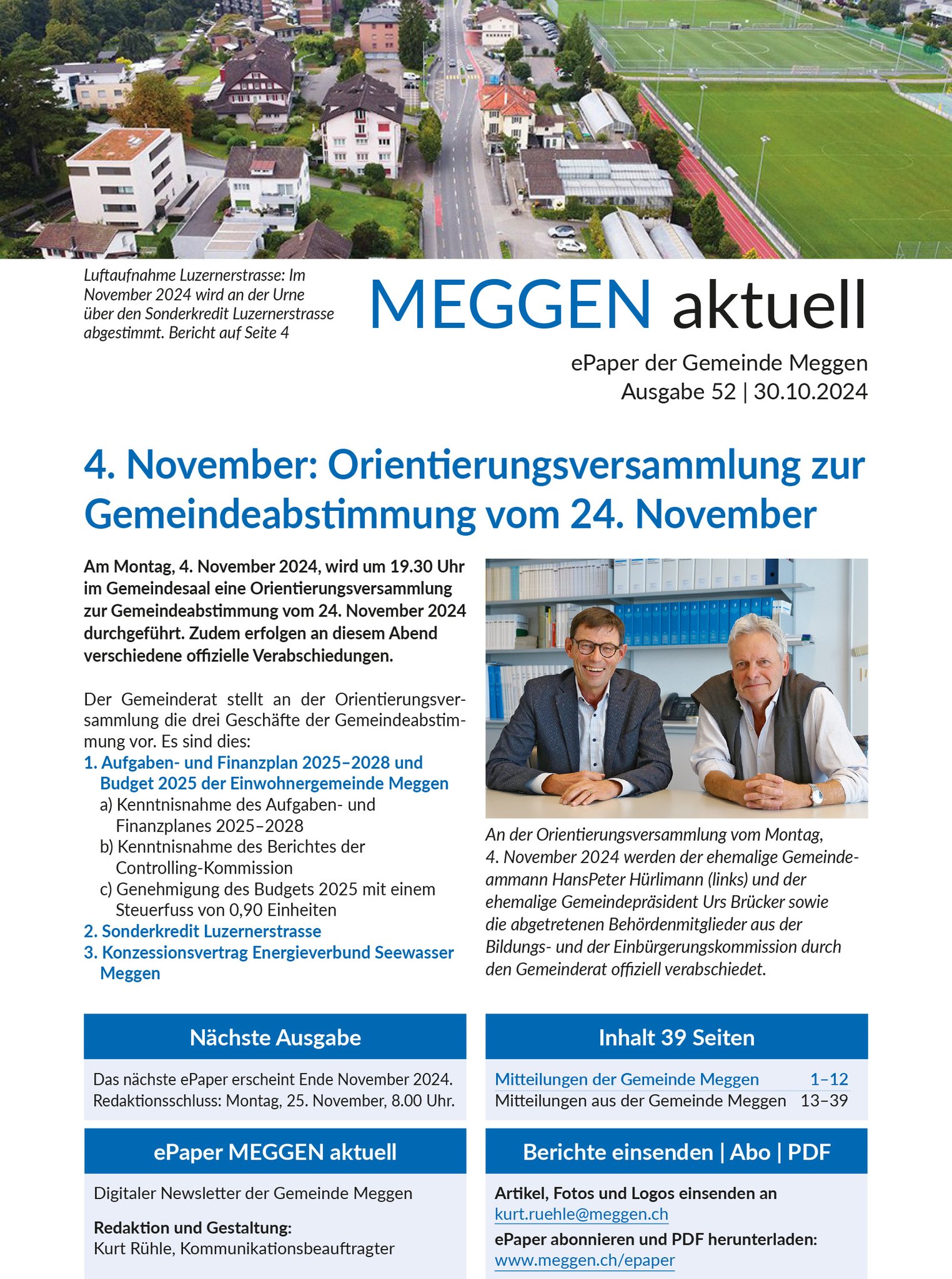 ePaper MEGGEN aktuell