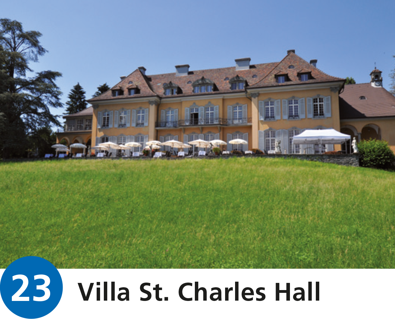 Villa St. Charles Hall mit Park